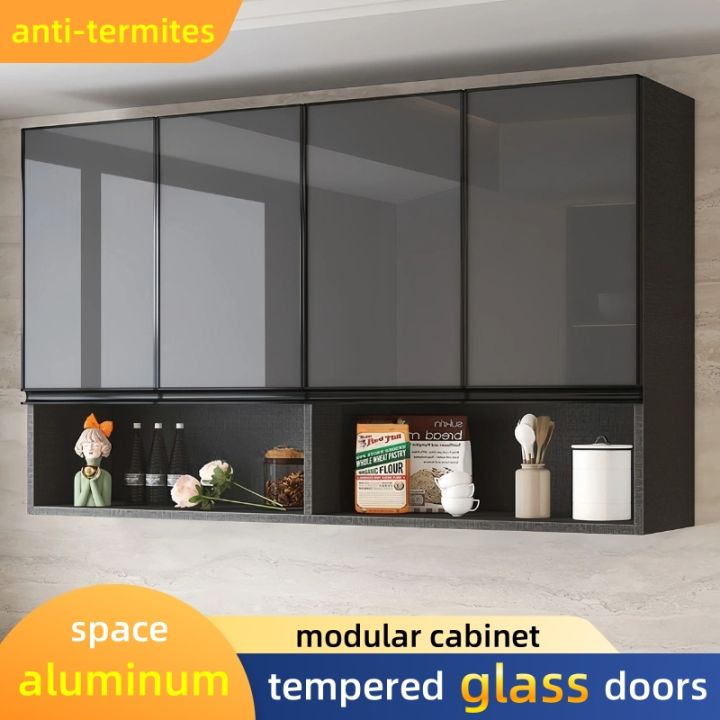 Aluminum Kitchen Cabinet Storage Multi Layer Modular Pantry Cabinet ...