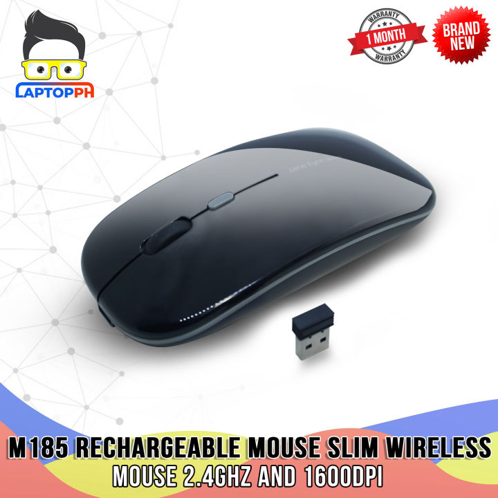 Rechargeable USB Slim Wireless Mouse | Optical Computer Mouse | M185 ...