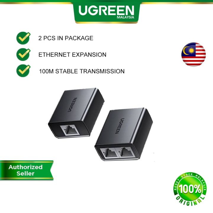 UGREEN RJ45 Splitter Adapter 2 PCS In 1 Pack Cat6 Cat7 Cat8 Wifi Router ...