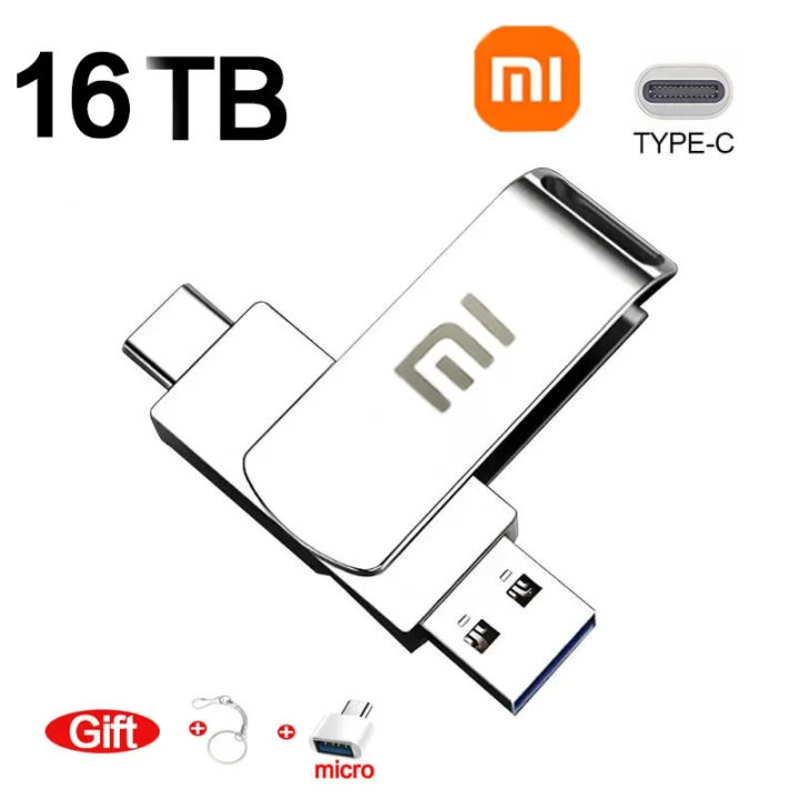 Xiaomi 16TB Memory Card USB 3.0 Type-C Mini Drive Dual Port High Speed ...