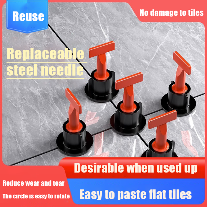 Align Tile Leveling Wedge Tile Spacer System Flat Ceramic Leveler Construction Locator 50pcs