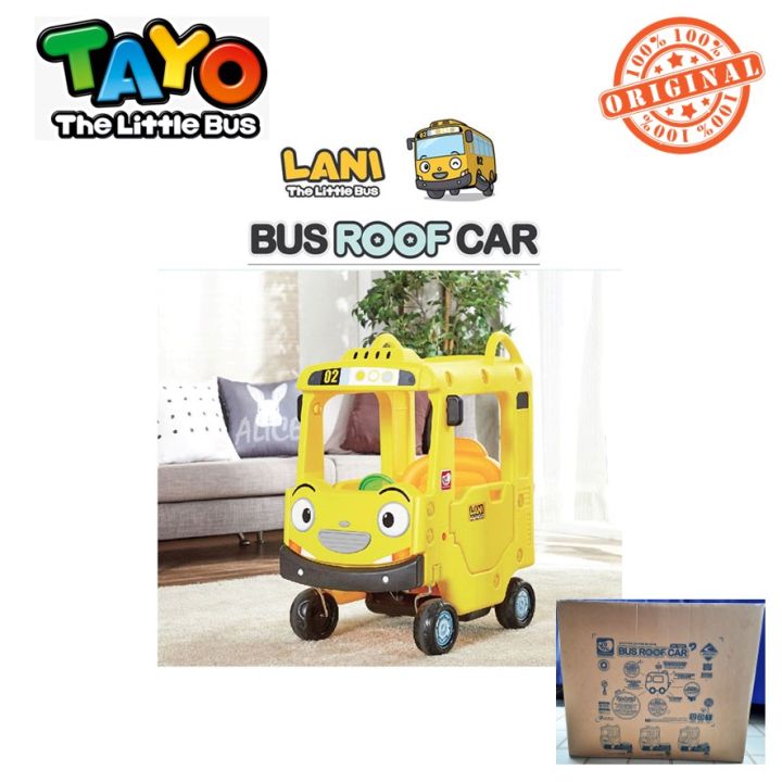 Original Tayo The Little Bus Lani Bus Roof Car Ride On Toys TYM219015 ...