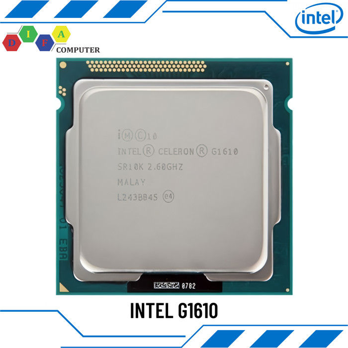 Processor Intel Celeron G1610 Soket 1155 H61 B75 Generasi 3 | Lazada ...