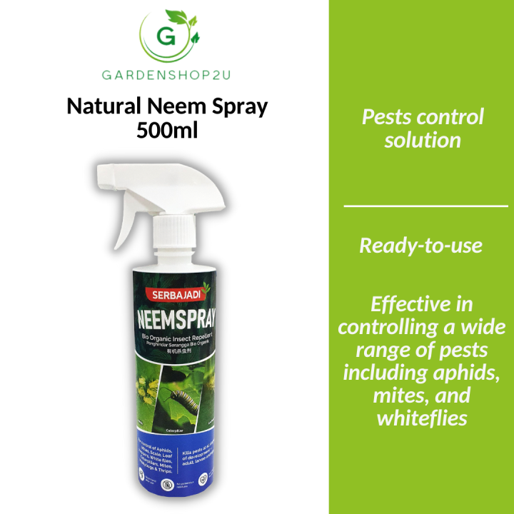 Natural Neem Spray| Pest Control Organic| Pest Repellent| Made from ...