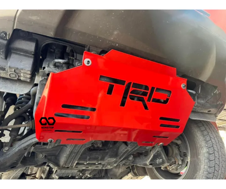 [READY STOCK]NONSTOP TRD RED STEEL ENGINE BASH PLATE SUMP GUARD ENGINE ...