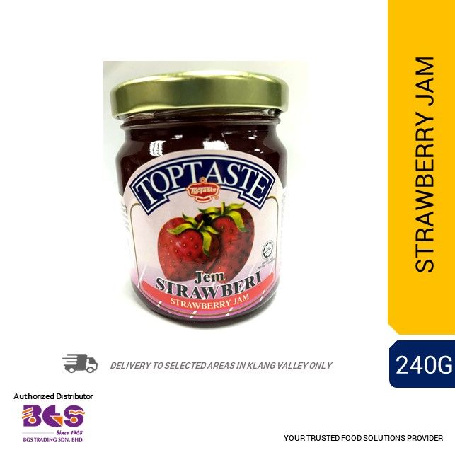 Top Taste Jam 240g - Strawberry [BGS Stores] | Lazada