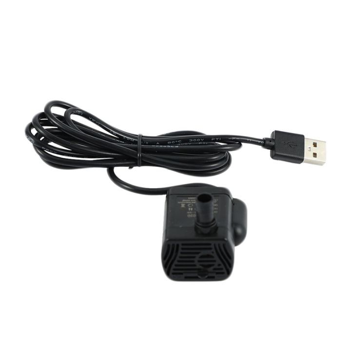 Ultra-Quiet Mini Brushless Usb Water Pump 5V 70Cm Submersible Fountain ...
