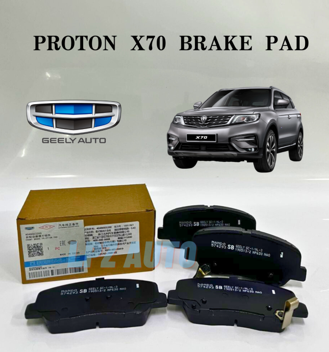 100% ORIGINAL GEELY/ PROTON X70 BRAKE PAD Front #PROTON X70 CKD/CBU ...