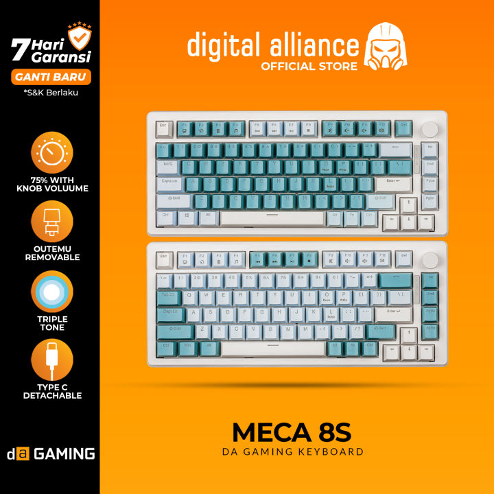 Digital Alliance Keyboard Gaming Meca 8S 75% With Knob Button | Lazada ...