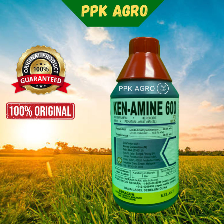 1L KEN-AMINE 600 Racun Rumput /RACUN RUMPAI /Herbicide /Racun Serap ...