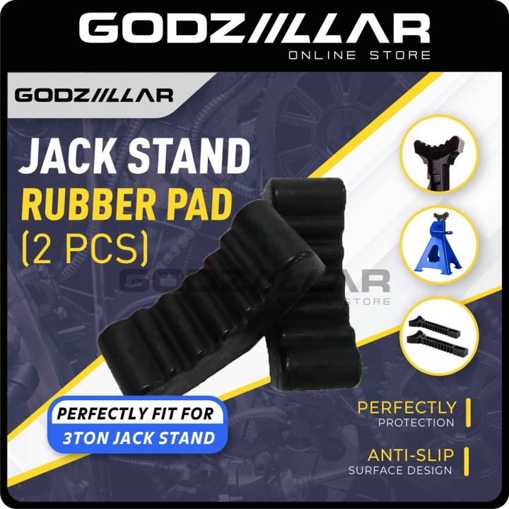 3 Ton Jack Stand Rubber Pad Universal Adapters Stands Mat Frame Rail ...