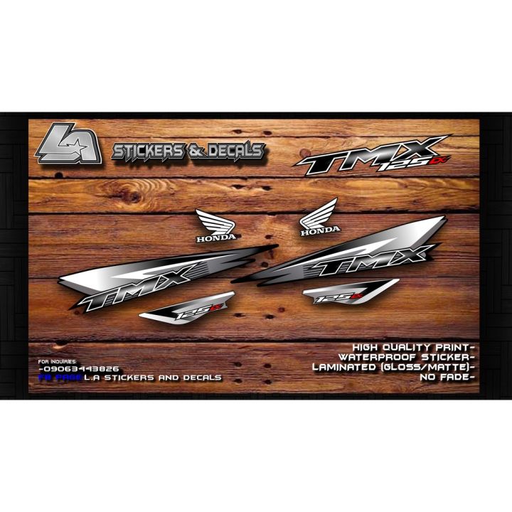 TMX 125 CX STOCK DECAL TANK AND ENGINE COVER + | Lazada PH