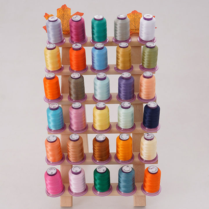 120D/2 100 Color Embroidery Thread Small Axis Embroidery Machine ...