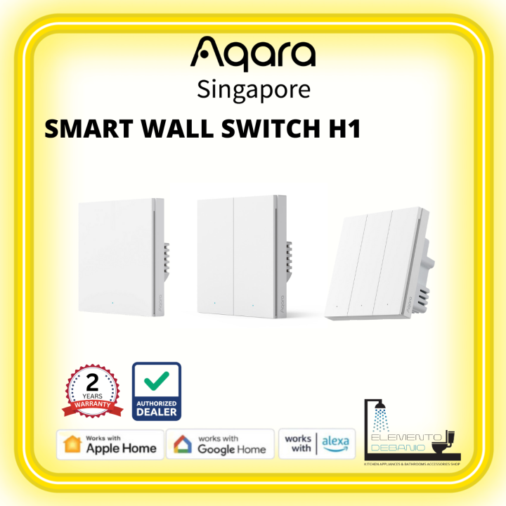 Aqara H1 Smart Wall Switch ( 1 Gang / 2 Gang / 3 Gang ) (neutral / no ...