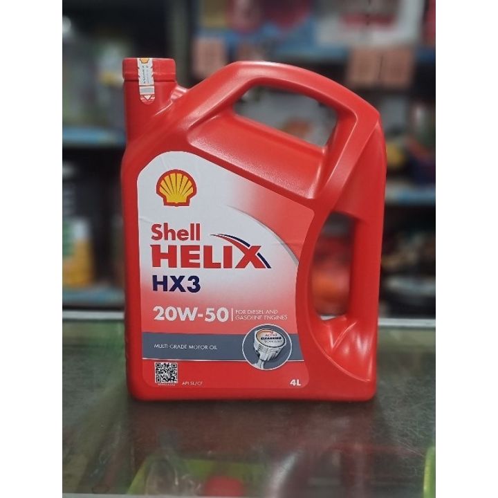 Oli Shell Helix HX3 20W/50 4L | Lazada Indonesia