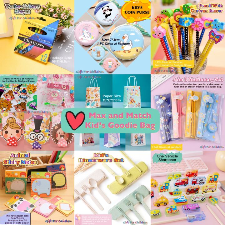 SG Seller Children's Day gift Christmas gift stationery puzzle pencil ...