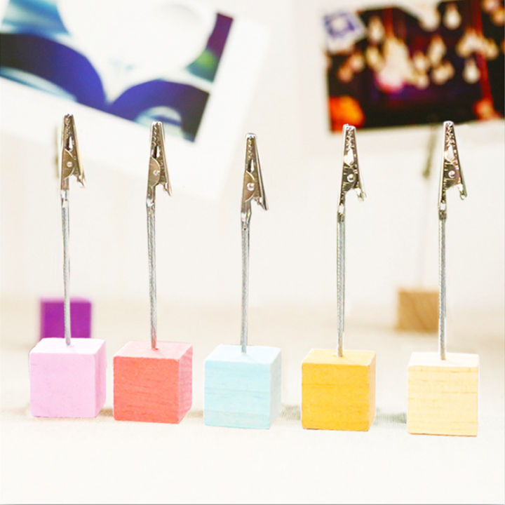 KLIP KAYU / WOODEN KLIP HOLDER PHOTO MEMO NOTE CARD | Lazada Indonesia