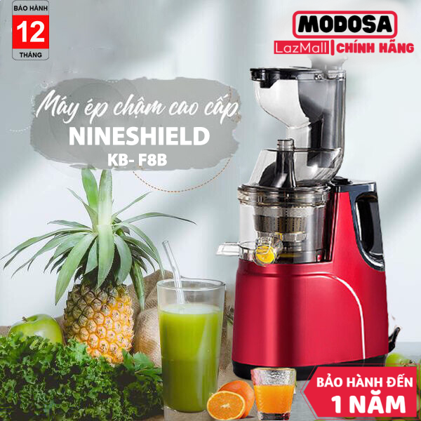 Máy Ép Modosa Nineshield Cao Cấp - Tặng 2 Cốc + Đầu Chải Vệ Sinh - Ép ...