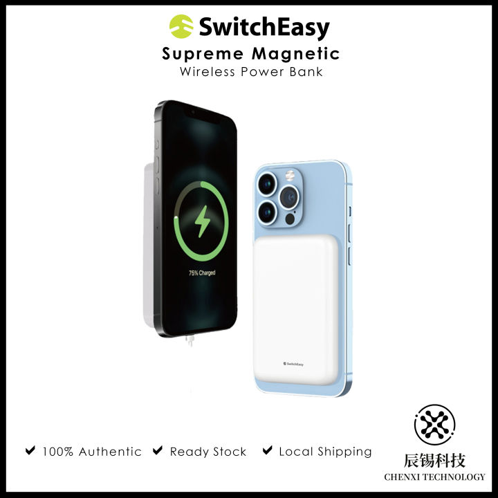 SwitchEasy Supreme Magnetic Wireless Power Bank | Lazada