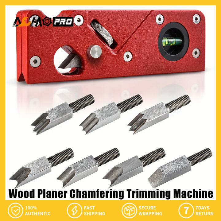 AumoPro Mini Wood Planer Chamfering Trimming Machine 45 Degree Angled ...