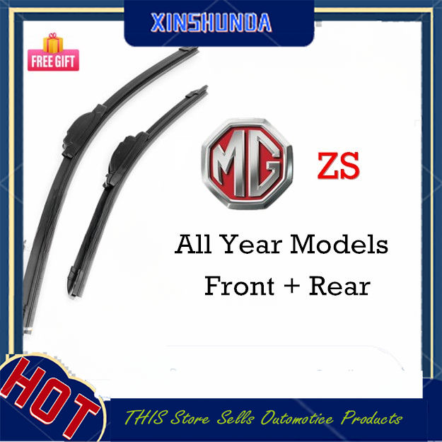 XSD MG ZS Wiper Blade Set (Front/Rear) for All Year Model Z S Car ...