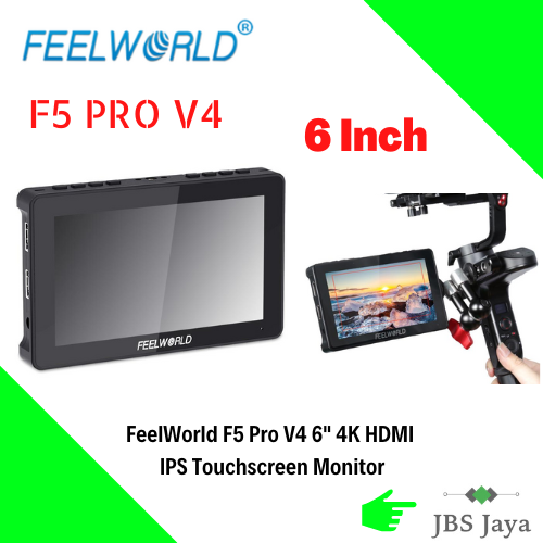 FEELWORLD F5 Pro V3/ V4 Monitor 5.5/ 6 Inch Touch Screen For DSLR ...