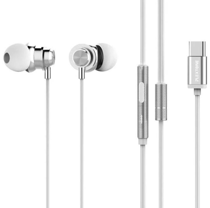 PLEXTONE X56M In Ear Type-C Wired with Microphone and Volume Control ...
