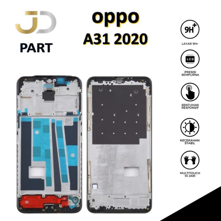 FRAME OPPO A31 2020 / FRAME BEZZEL TULANG TENGAH | Lazada Indonesia