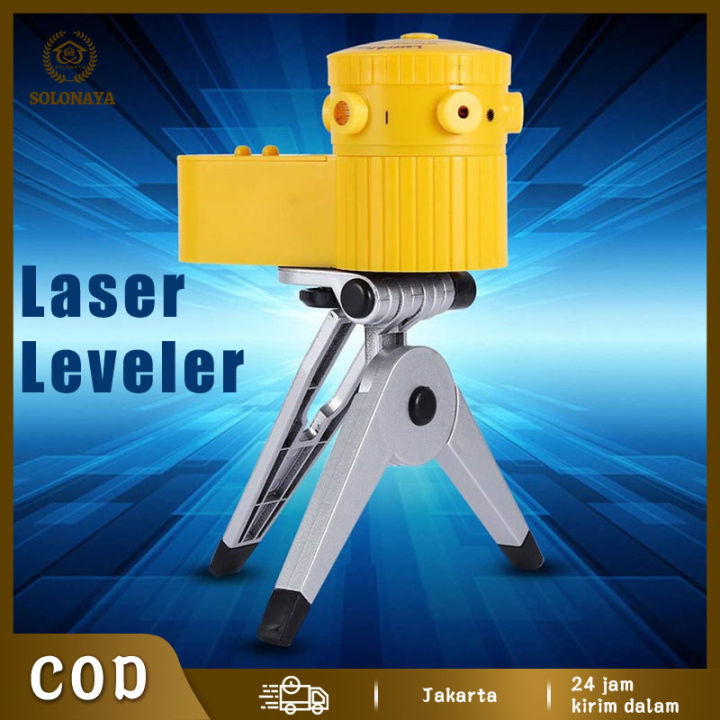 Laser Leveler Line Alat Ukur Garis Siku Siku Laser Waterpass Kaki ...