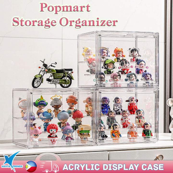 3 Layer Acrylic Display Rack Transparent Anime Car Model Pop Mart Blind ...