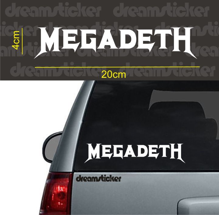 Cutting Sticker Stiker Musik Band Megadeth | Lazada Indonesia