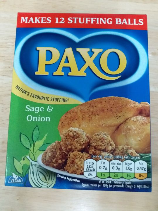 PAXO STUFFING SAGE AND ONION 🎇170 g &85 g. 🎍(มี 2 ขนาดให้เลือก).🎍 Perfect for all roasts ...