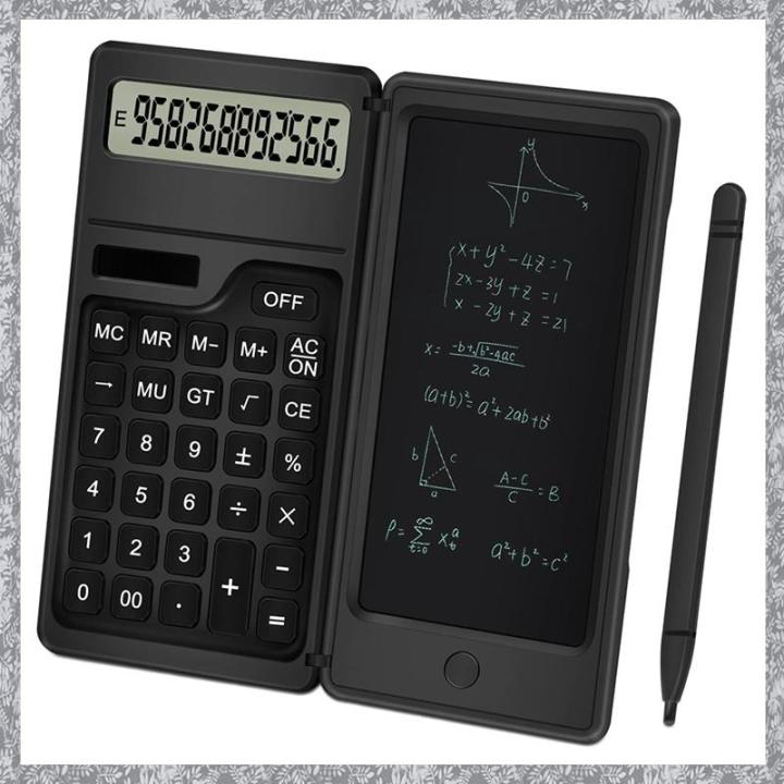 (TCRD) 12 Digits LCD Display Calculator with Notepad Solar Desktop ...