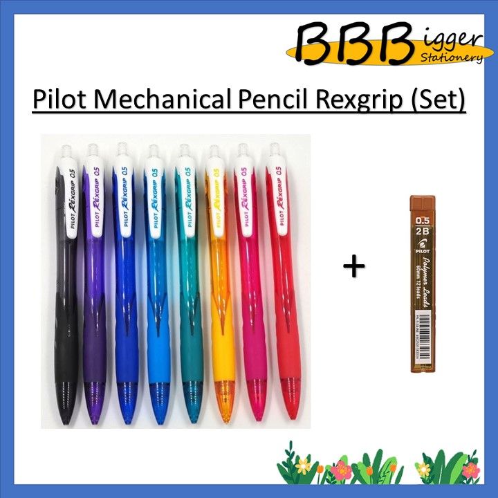 Pilot Mechanical Pencil Rexgrip 0.5/0.7 | Lazada