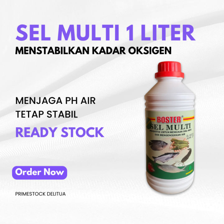 Sel Multi 1 Liter - Boster Kualitas Lingkungan Budidaya dan Tambak ...