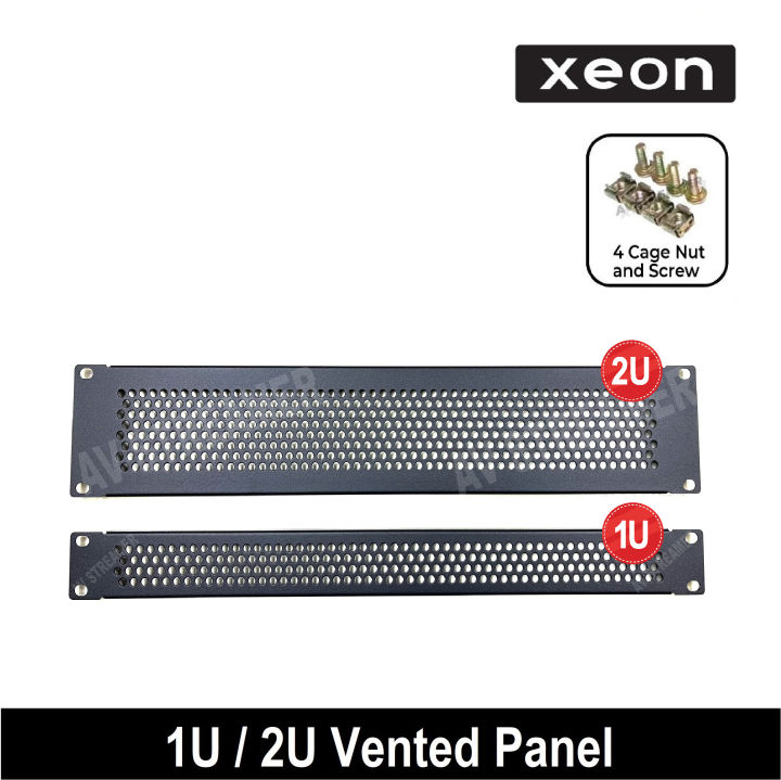 1u 2u Vented Blank Panel For Server Rack Lazada