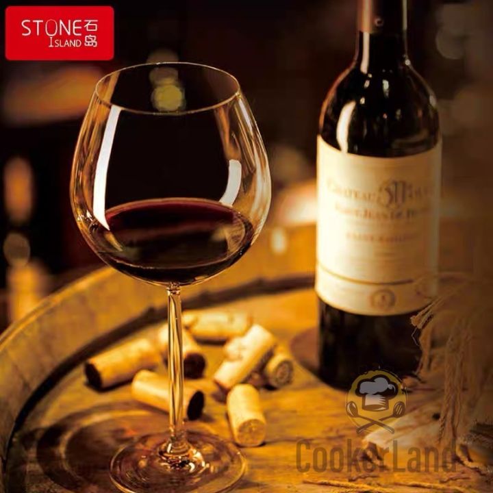 633ml 855ml 22/30 OZ Burgundy Red Wine Clear Glass Crystal Lead Classic Air Sirap Rose ...