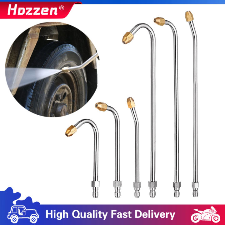 Hozzen Car Wash Nozzle Multi-angle Cleaning Bent Rod Copper + Stainless ...