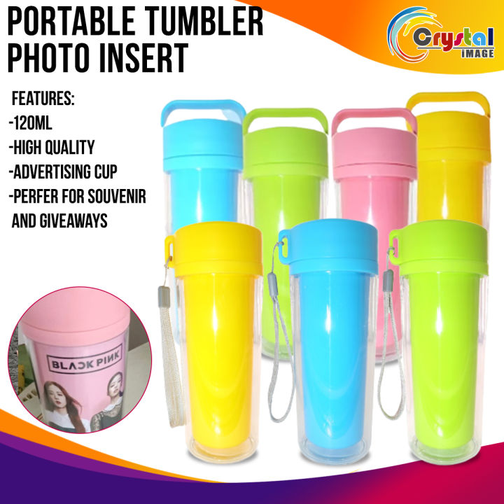 Photo Insert Plastic Portable Advertising Cup 120g (with Handle & with ...