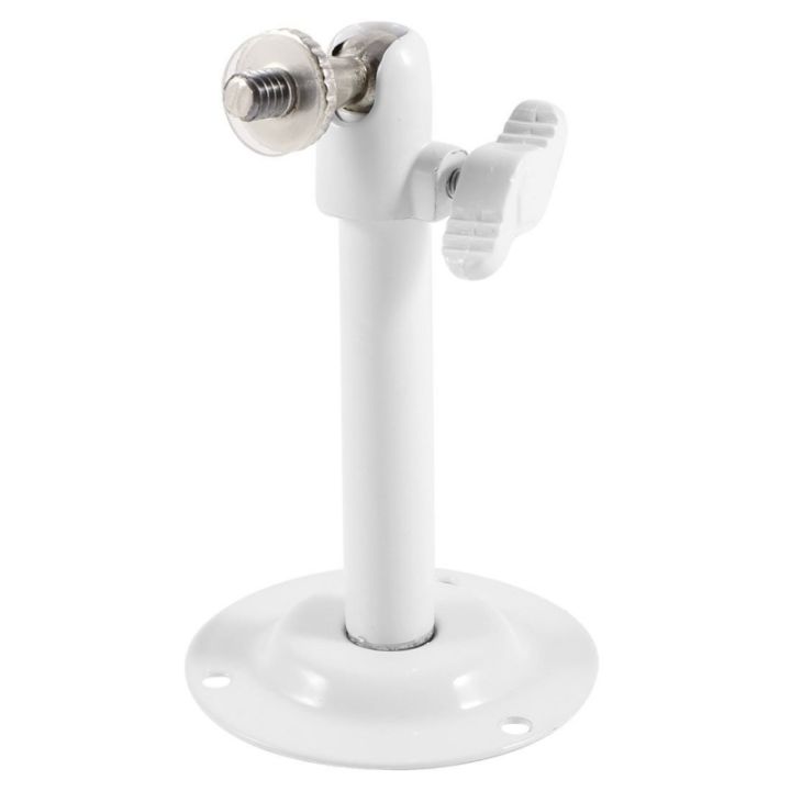 11 cm high white metal wall ceiling mount stand for CCTV surveillance ...