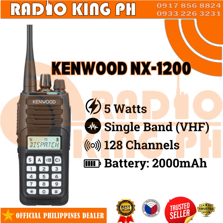 KENWOOD NX-1200/1300 VHF/UHF DMR/ ANALOG FM TRANSCEIVERS | Lazada PH