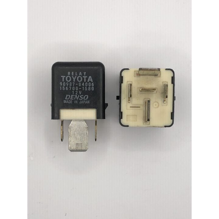Japan Surplus Toyota Denso Relay 90987-04006 (5 Pin 12V) Made in Japan ...