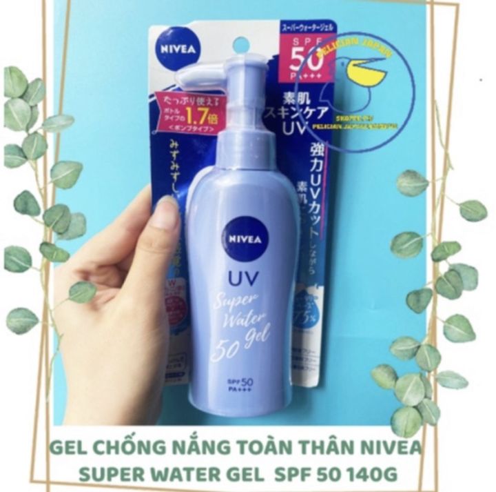 NIVEA UV SUPER WATER GEL 140G SPF 50/PA+++ | Lazada PH