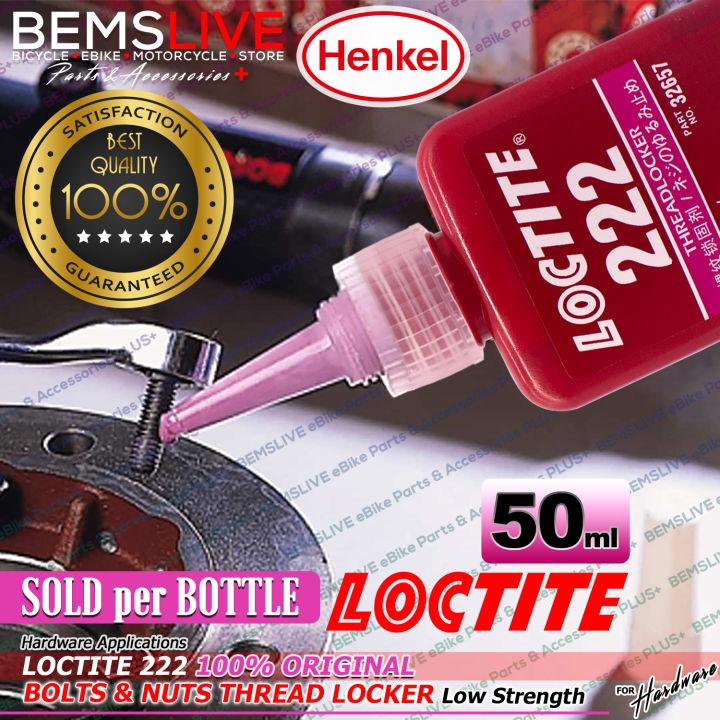 LOCTITE 222 The Original Thread Locking Adhesive - Low Strength 50ml ...