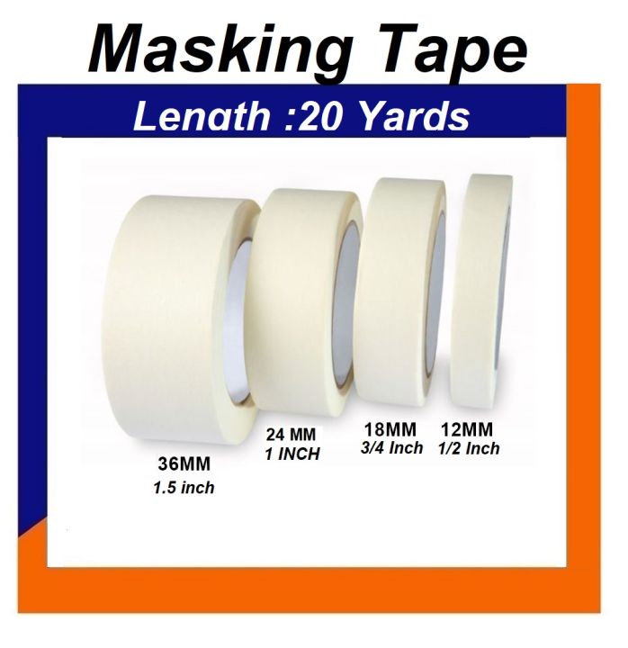 Masking tape (12 Pcs) | Lazada PH
