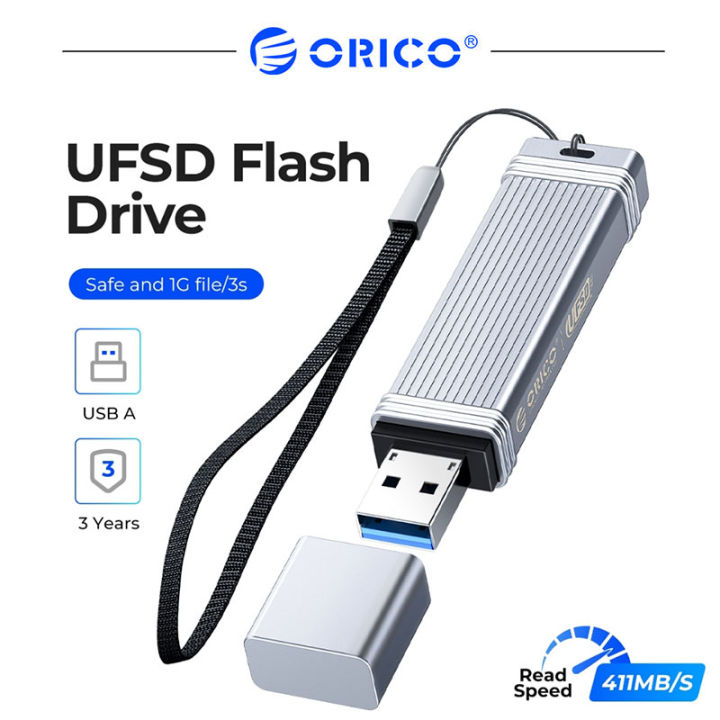 ORICO UFSD โลหะแฟลช USB Flash Drive 405เมกะไบต์/วินาทีไดรฟ์ปากกา512GB 256GB 128GB 64GB USB Stick ...