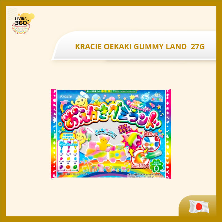 Kracie Oekaki Gummy Land 食玩知育菓子软糖系列 | Lazada