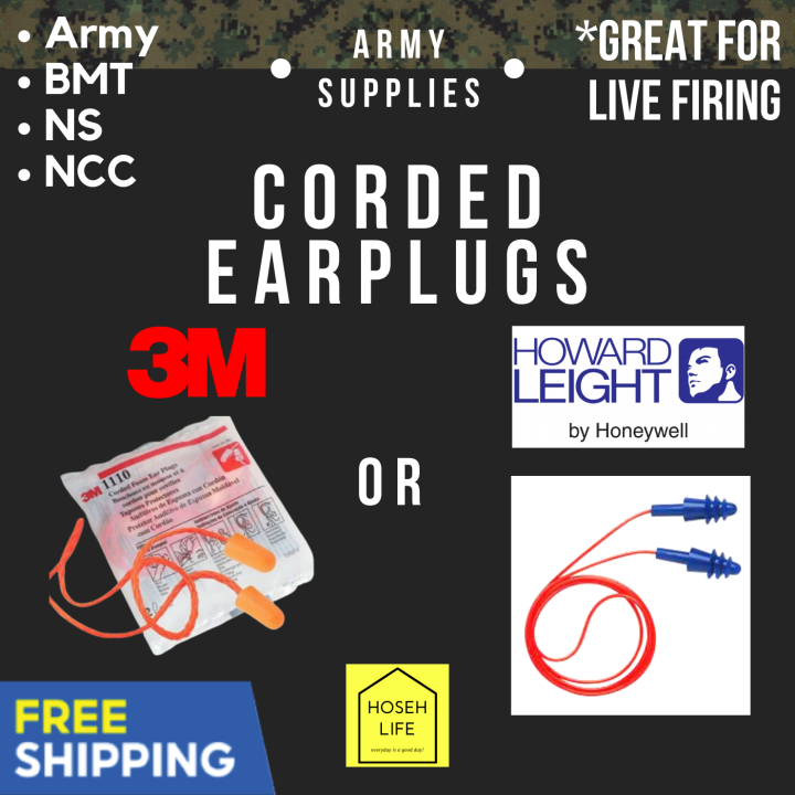 [SG stock] 3M or Honeywell Earplug Live Firing, ACS, Marksmanship ...