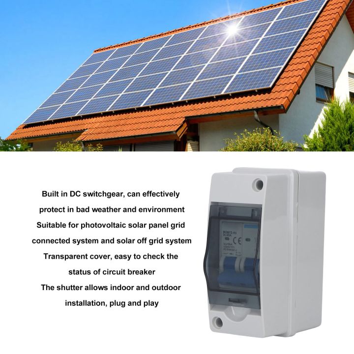 DC Disconnect Switch 1000V 40A PV Solar Panel Disconnect Switch IP65 ...