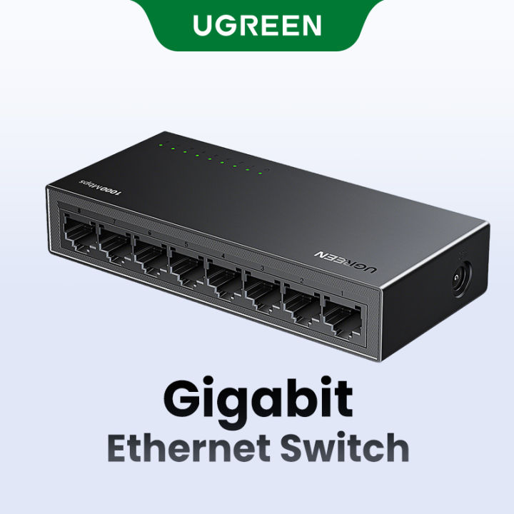 UGREEN 1000Mbps Network Switch 5/8 Ports Gigabit Ethernet Switch 5V 1A ...